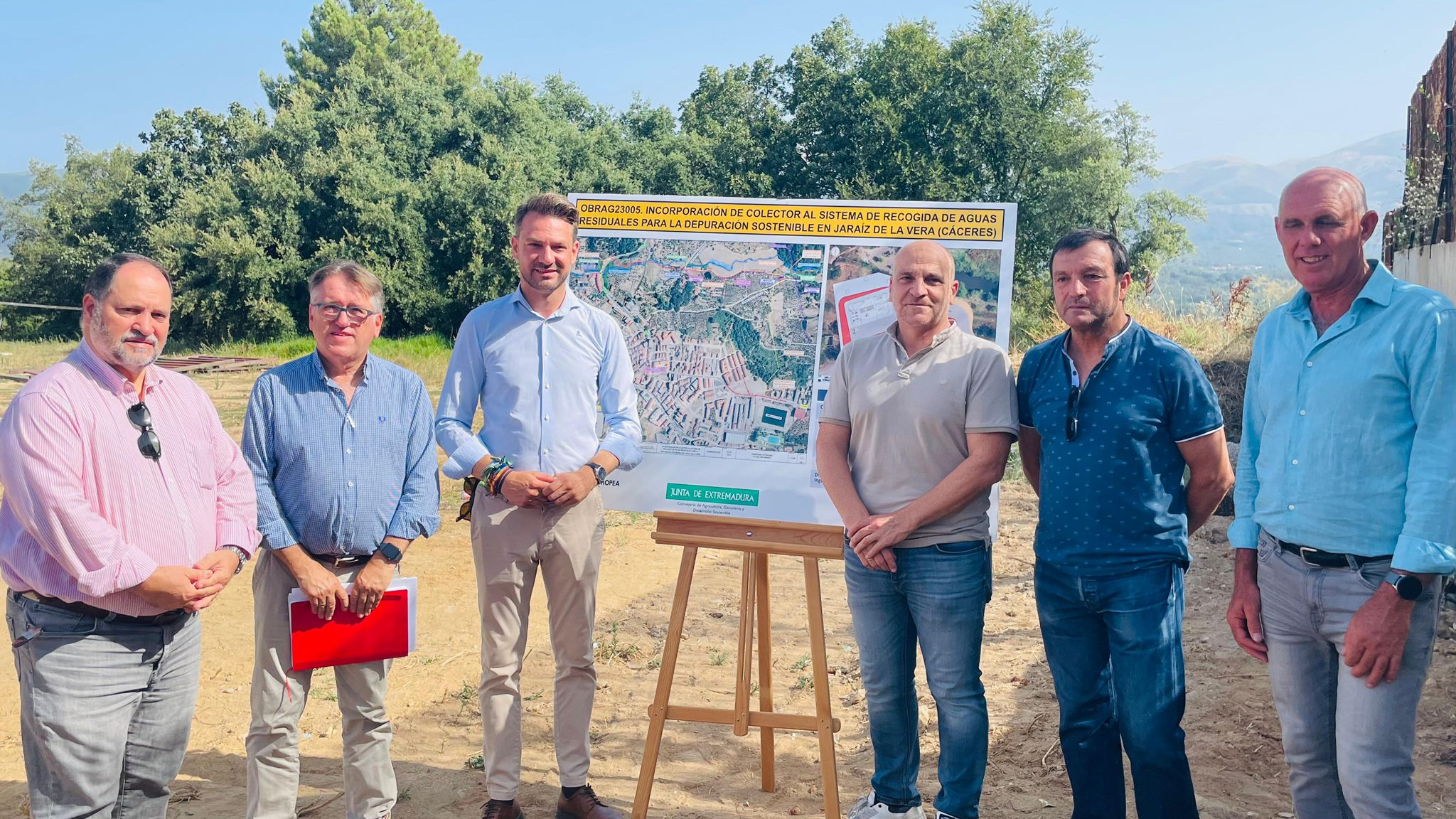 20240730 Arrancan las obras del nuevo EBAR de Jaraíz en las que la Junta invierte un millón de ...